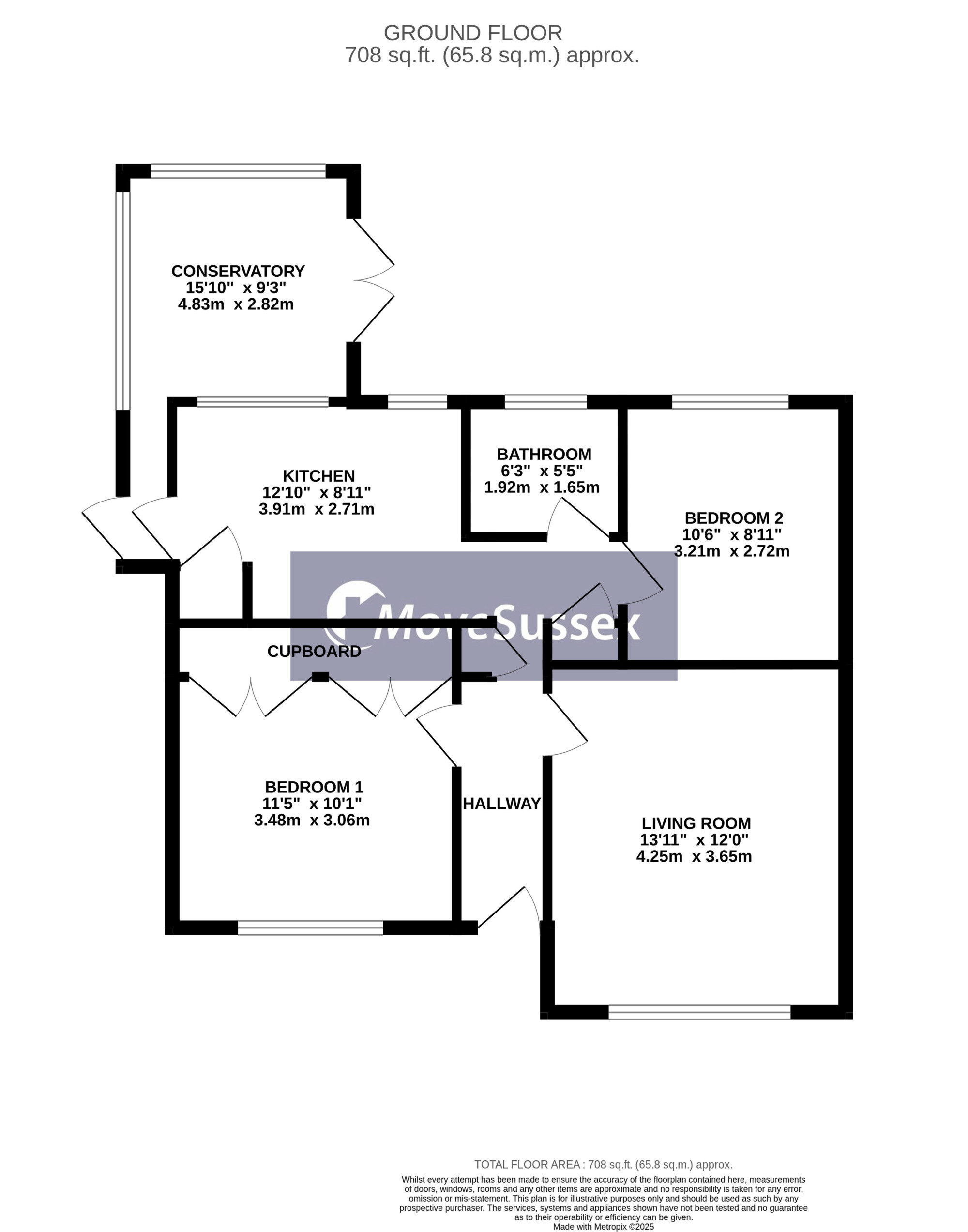 2 Bed Bungalow Clement Lane Polegate BN26 - Move Sussex Estate Agents