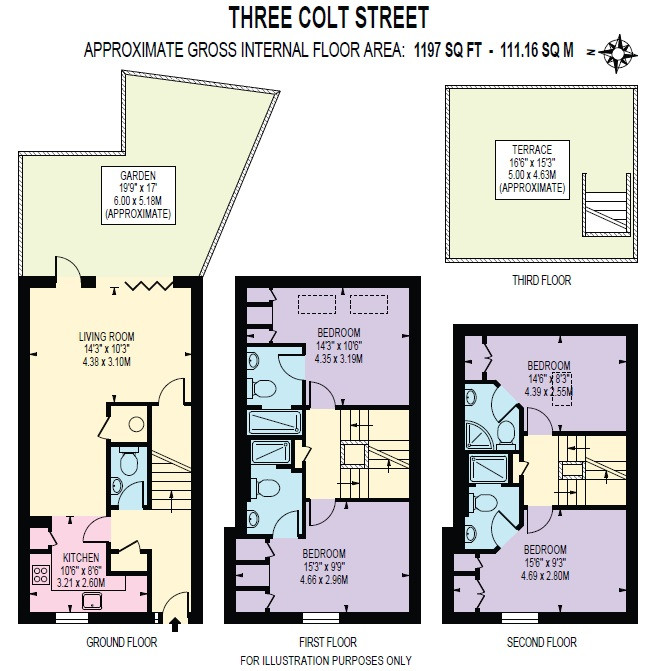 Three Colt Street, London E14, 4 bedroom terraced house for sale ...