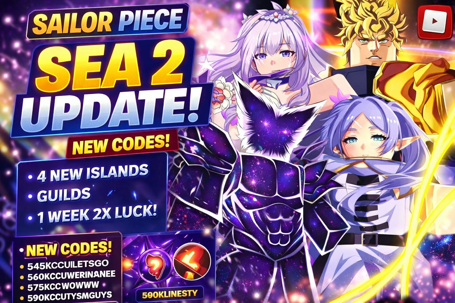 Sailor Piece Sea 2 Update Announced – New Codes, Sea 2 Event, 4 New ...